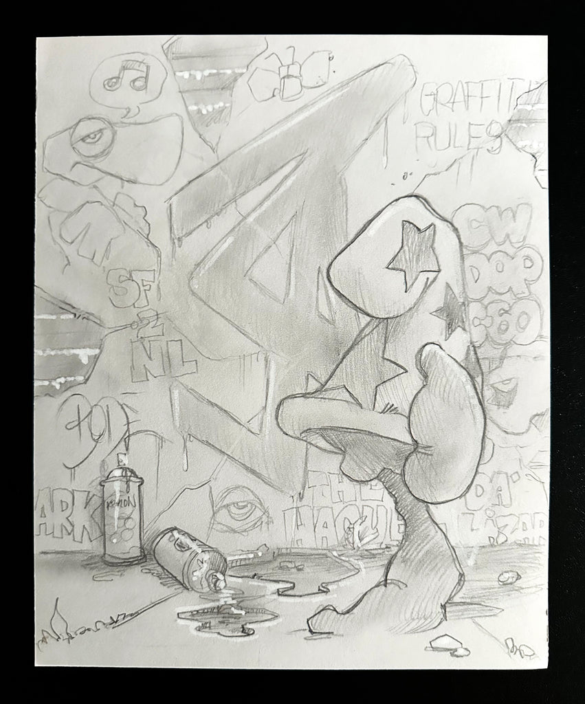 MARK BODE "Cheech in the Hague" Drawing | DirtyPilot