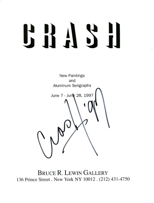 CRASH - Bruce R. Lewin Catalog-1977- Signed | DirtyPilot
