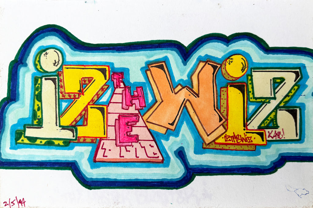 IZ THE WIZ - "IZ THE WIZ" BB Drawing 94" | DirtyPilot