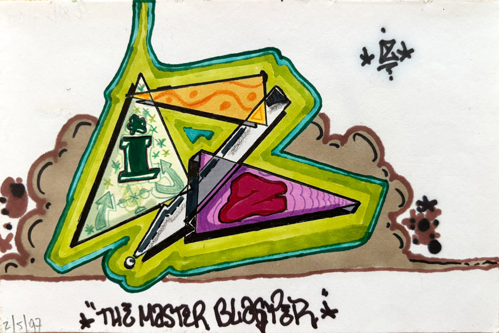 IZ THE WIZ -"The Master Blaster " Drawing | DirtyPilot