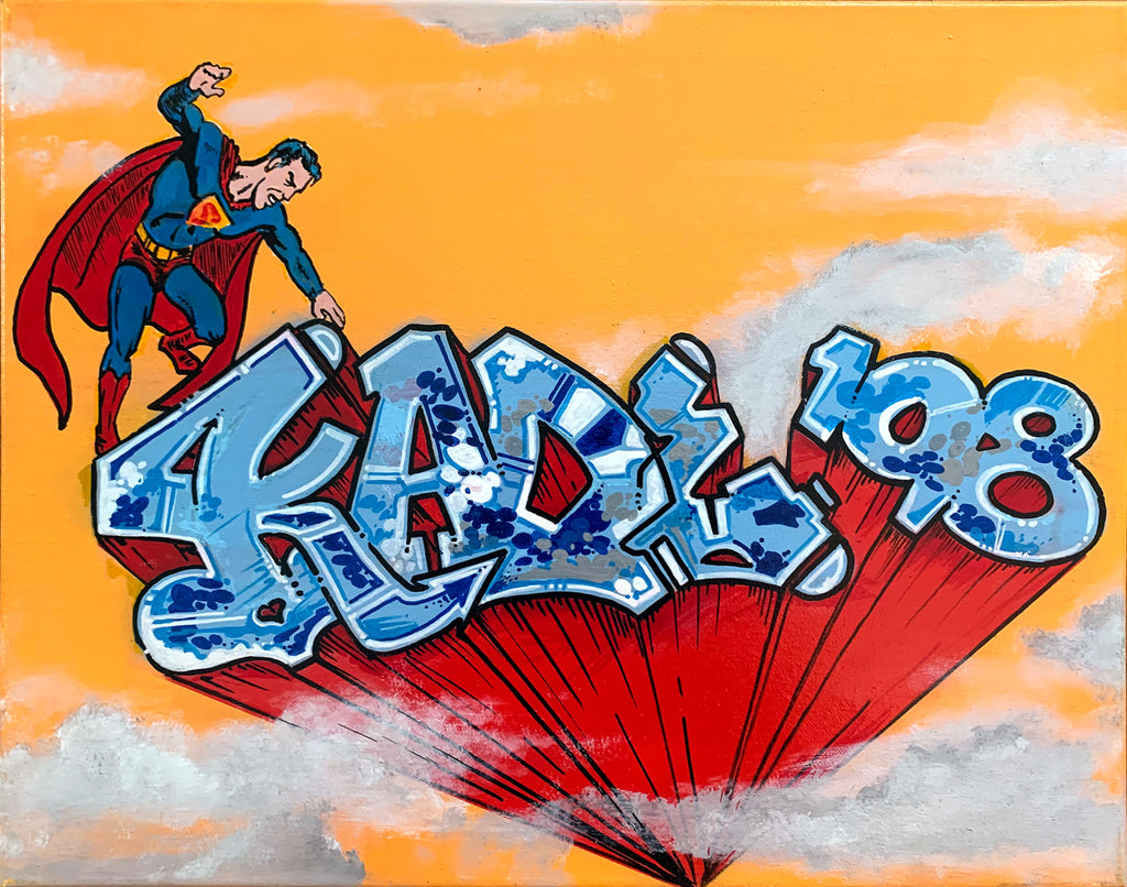 KADE TMT - "Superman" Painting | DirtyPilot
