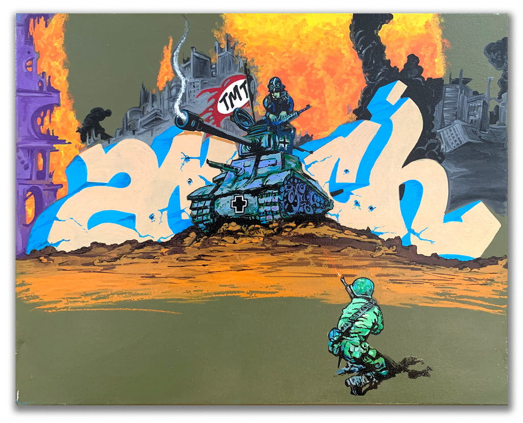 KADE TMT - "War" Painting | DirtyPilot