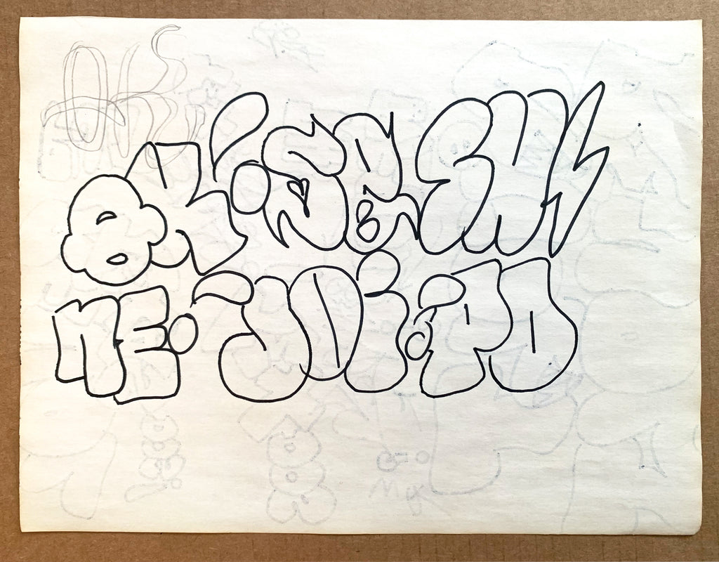 REVOLT "Revolt" Black Book Drawing 1984 | DirtyPilot