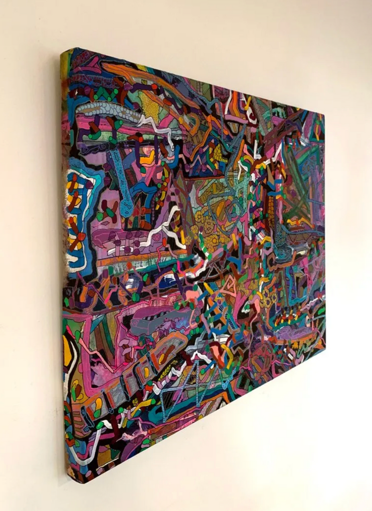 JON ONE - Hopital Ephemere" Painting 1995 | DirtyPilot
