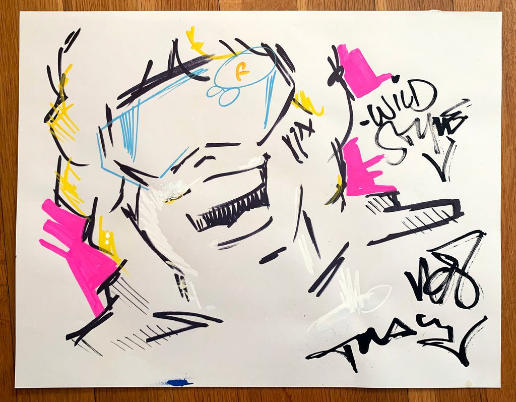 TRACY 168 "Face" Black Book Drawing | DirtyPilot