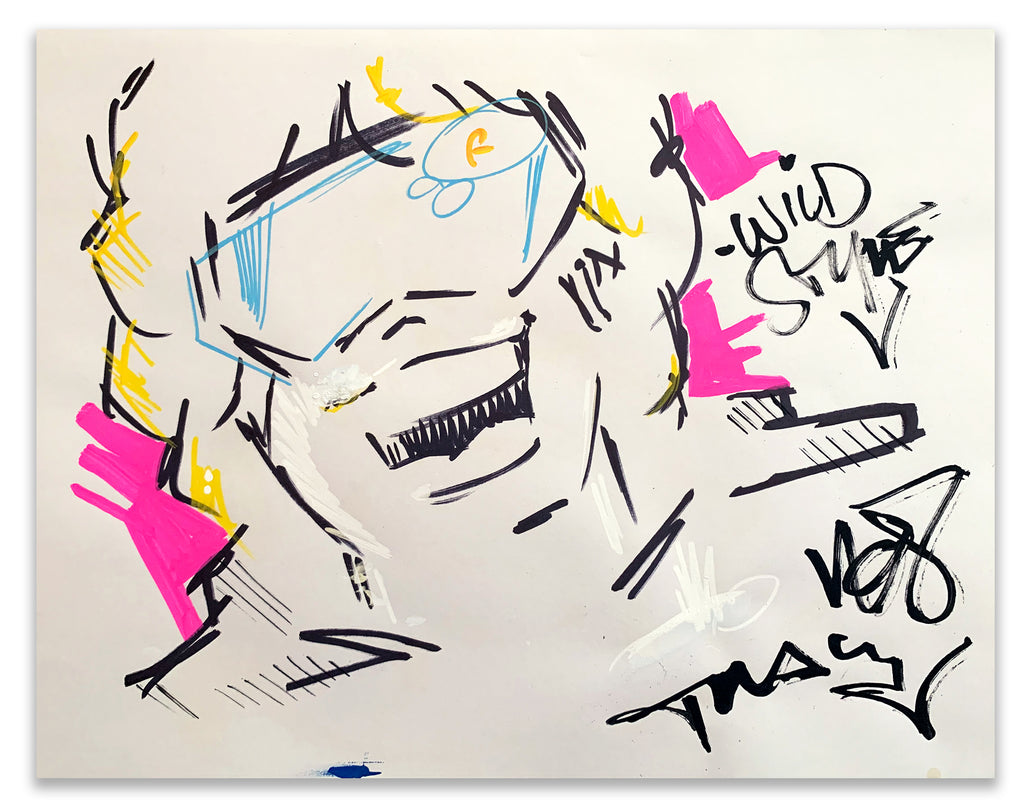 TRACY 168 "Face" Black Book Drawing | DirtyPilot