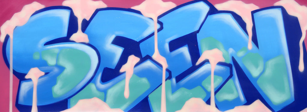 GRAFFITI ARTIST SEEN - "FROSTY - SEEN" Aerosol on Canvas | DirtyPilot