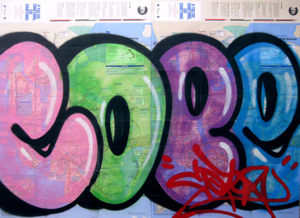 COPE2 - "Diptych Bubble" NYC Map | DirtyPilot
