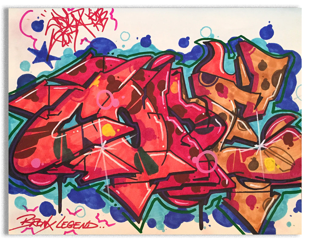 COPE 2 - "Bronx Legend" Black Book Drawing | DirtyPilot