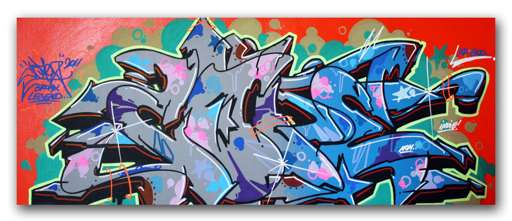 COPE 2 - "Orange Burner" Canvas | DirtyPilot