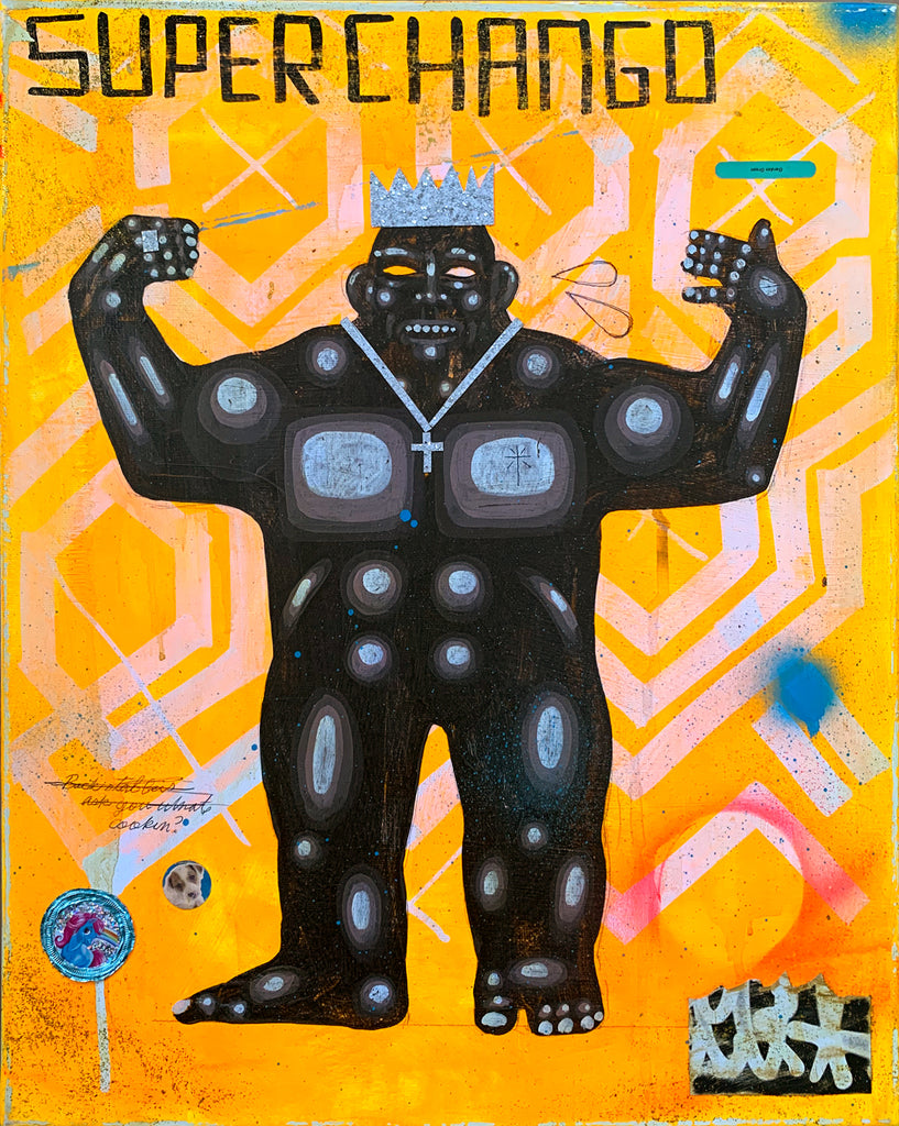 Carlos Ramirez - "Super Chango" Painting | DirtyPilot