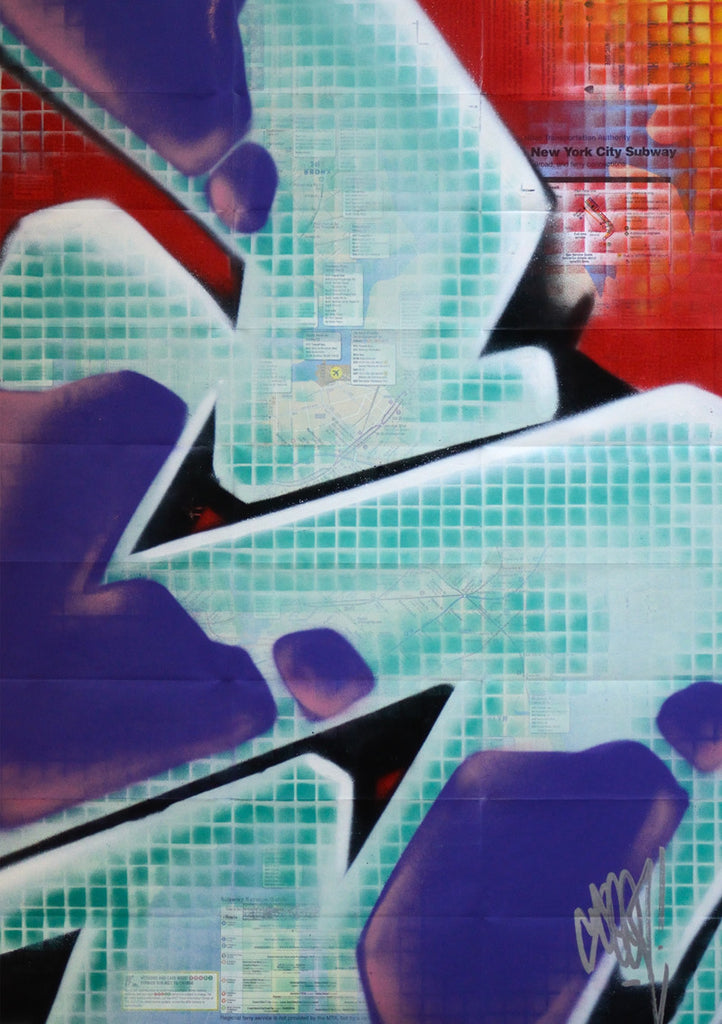 GRAFFITI ARTIST SEEN - "S Grid" NYC Map | DirtyPilot