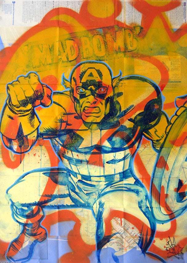 EZO -"Mad Bomb" NYC Transit Map | DirtyPilot