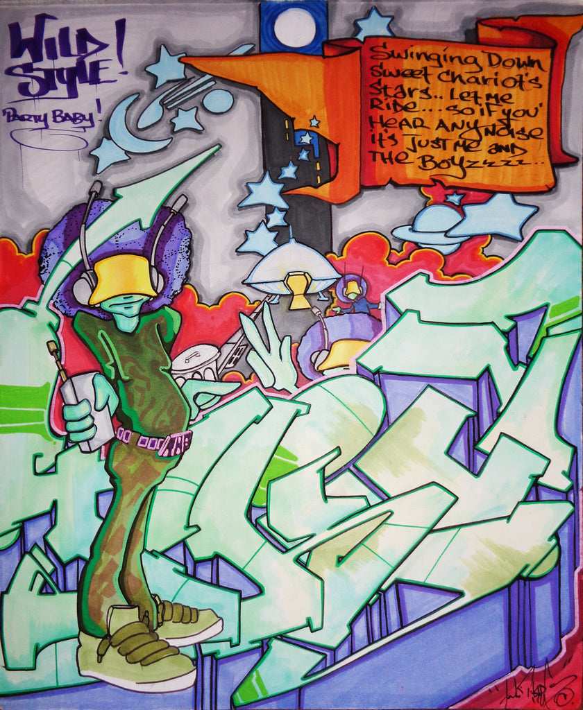 T-KID 170 - "Wildstyle" Drawing | DirtyPilot