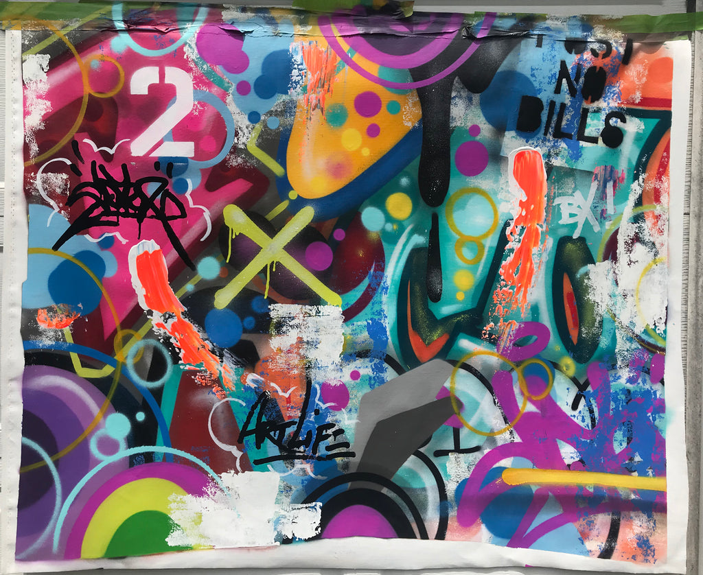 COPE2 "Art Life" 43" x 53" Painting | DirtyPilot