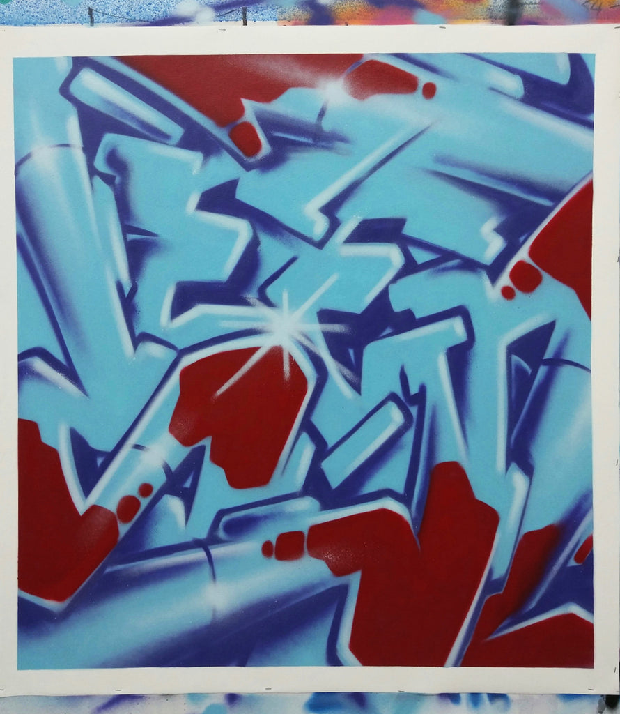 GRAFFITI ARTIST SEEN - "Super Wildstyle" Aerosol on Canvas | DirtyPilot