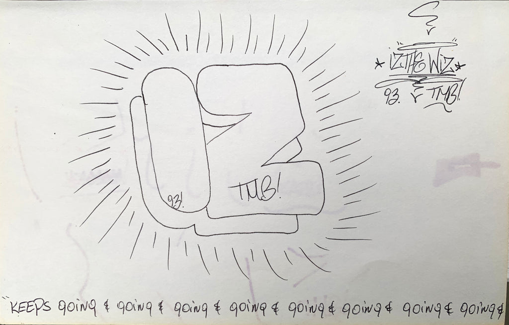 IZ THE WIZ - "IZ" Drawing 1993 | DirtyPilot
