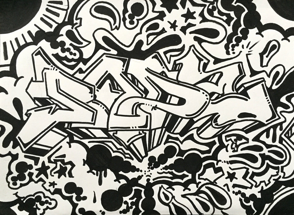 PADE " Untitled " Black Book Drawing | DirtyPilot