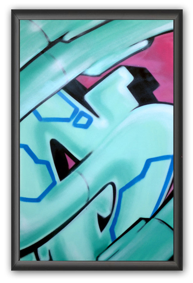 GRAFFITI ARTIST SEEN - "Subway S" Painting on paper | DirtyPilot