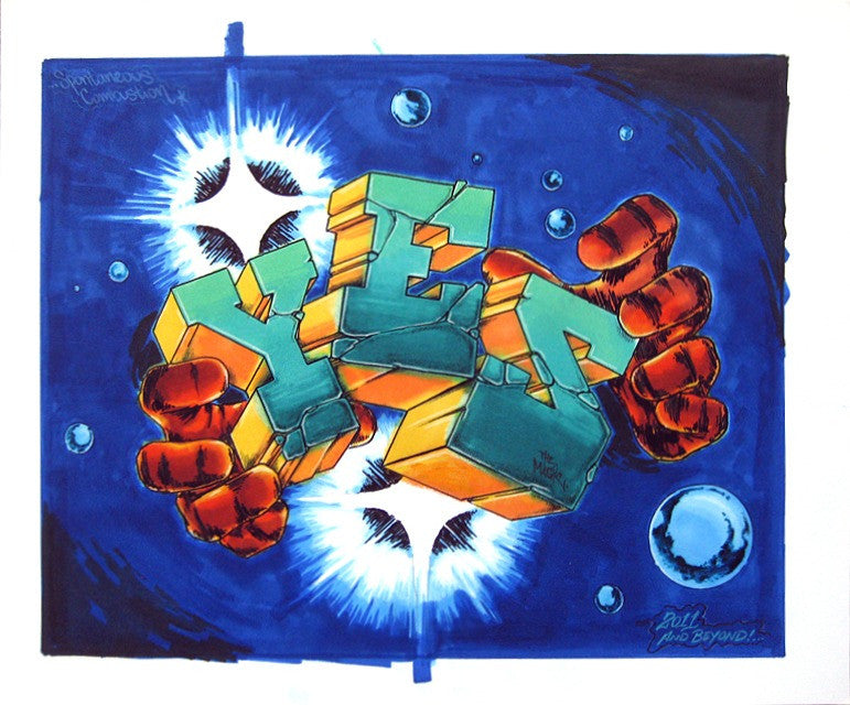 YES2 - "Spontaneous Combustion " Drawing | DirtyPilot