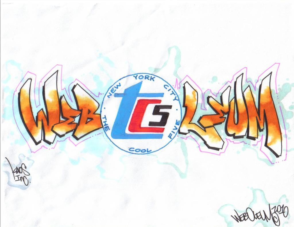 WEB - "Weboleum Old TC5 Logo" Blackbook Drawing | DirtyPilot